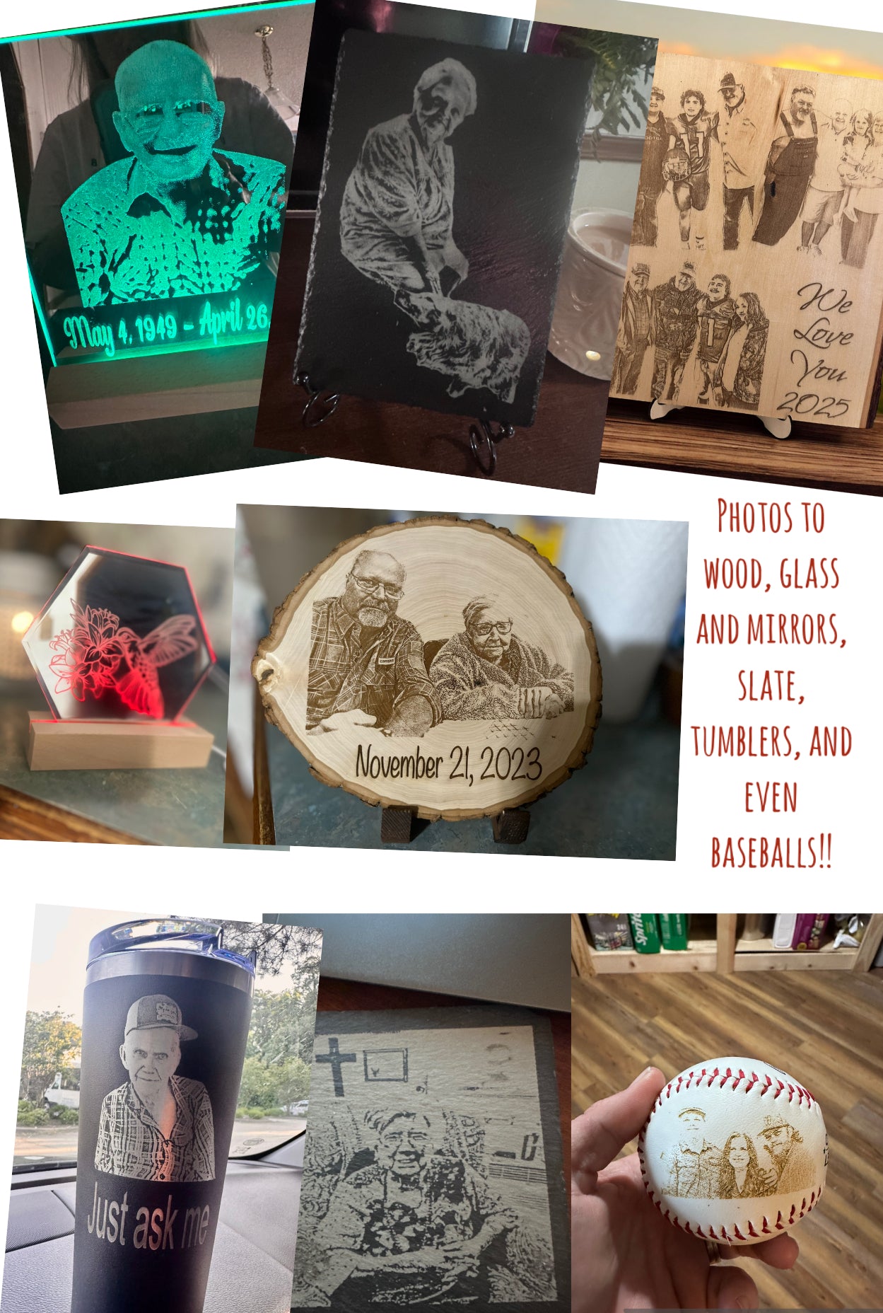 Custom Portrait Items – TTR Customs